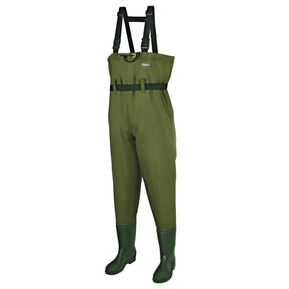 DAM Hydroforce Nylon Taslan Chest Waders - Lightweight & Waterproof ...