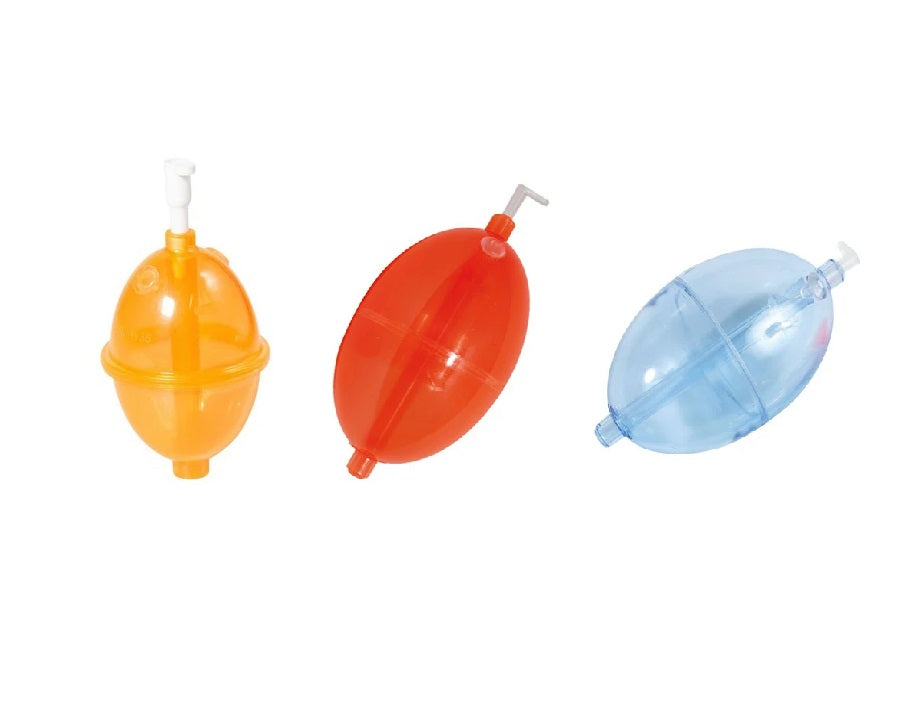 Buldo Oval Sliding Bubble Floats – Adjustable Water-Filled Fishing Floats