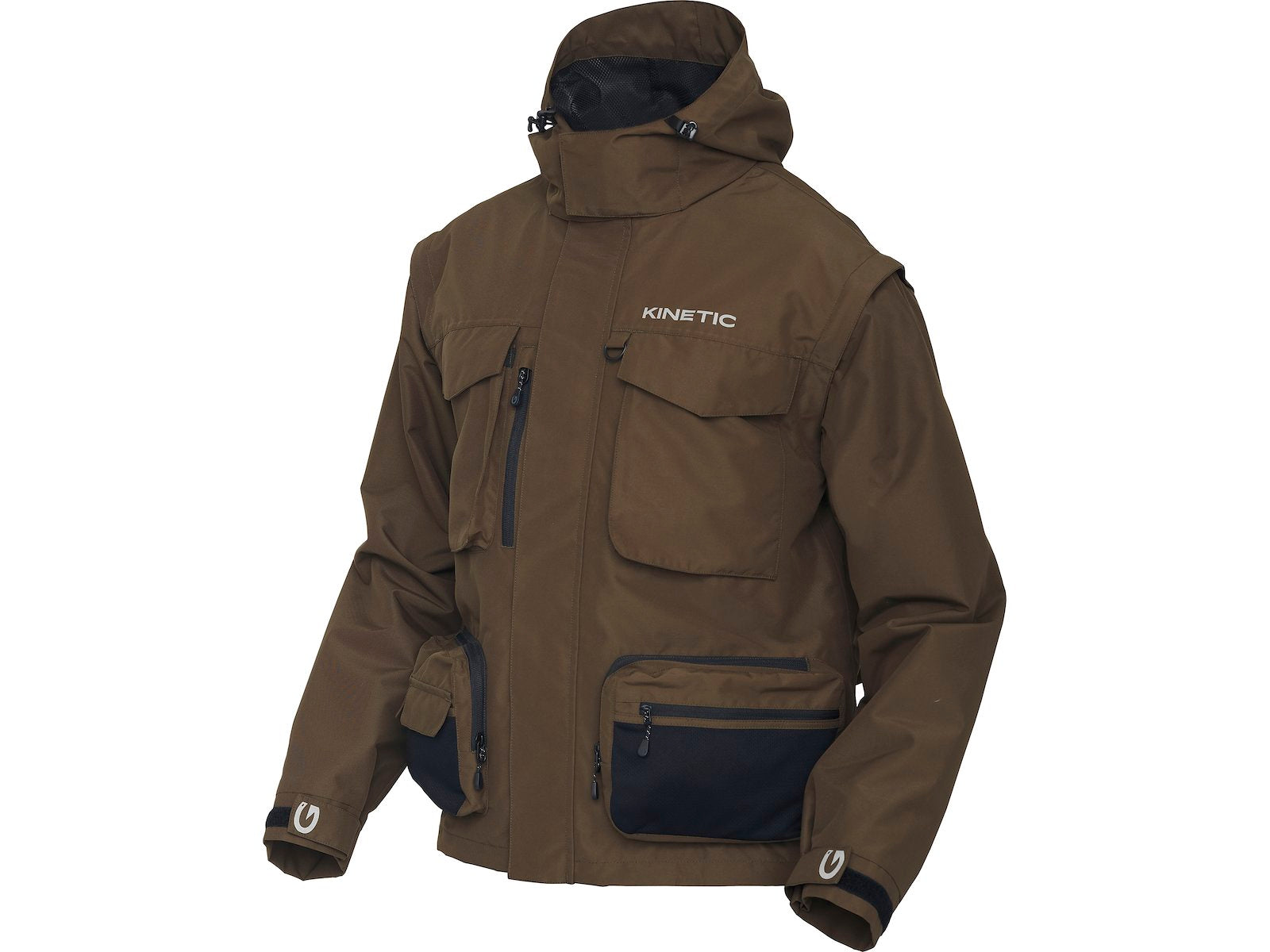 Kinetic Strider Zip-Off Jacket – Waterproof Fishing Jacket/Gilet