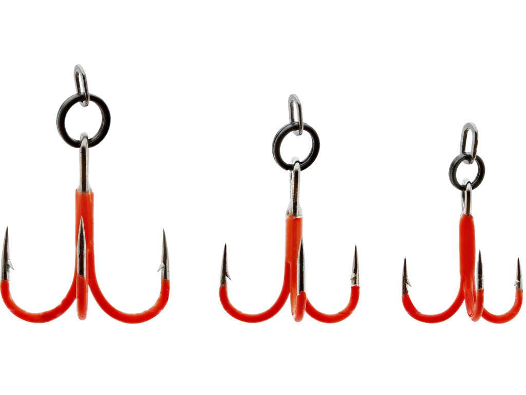 Westin Rigged Seatrout Treble Hooks | UV Orange Fishing Hooks