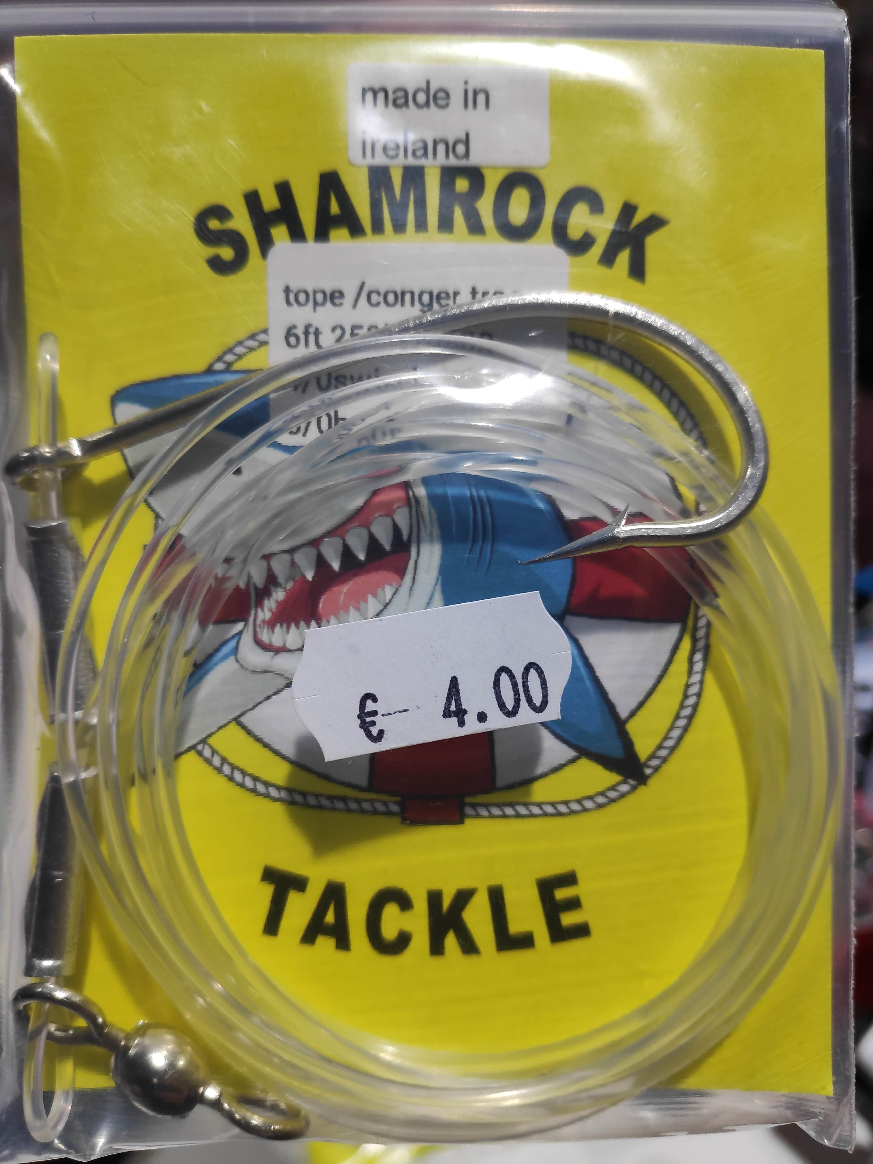 Shamrock Tope & Conger Trace – Heavy Mono Rig with 8/0 or 10/0 Hook