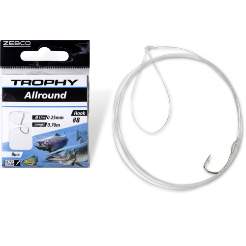 Zebco Trophy Allround Silver Hook-to-Nylon