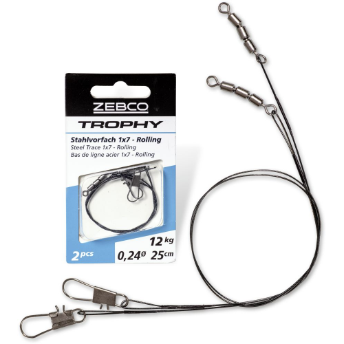 Zebco Trophy Steel Trace 1x7 Rolling Leaders